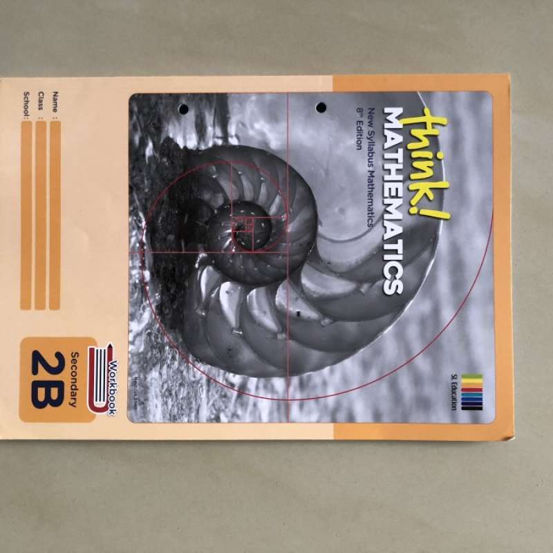 Jual Think Mathematics 2b Textbookã€ workbook Original Kelas 8 Di ...