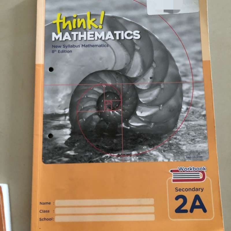 Jual Think Mathematics 2b Textbookã€ workbook Original Kelas 8 Di ...