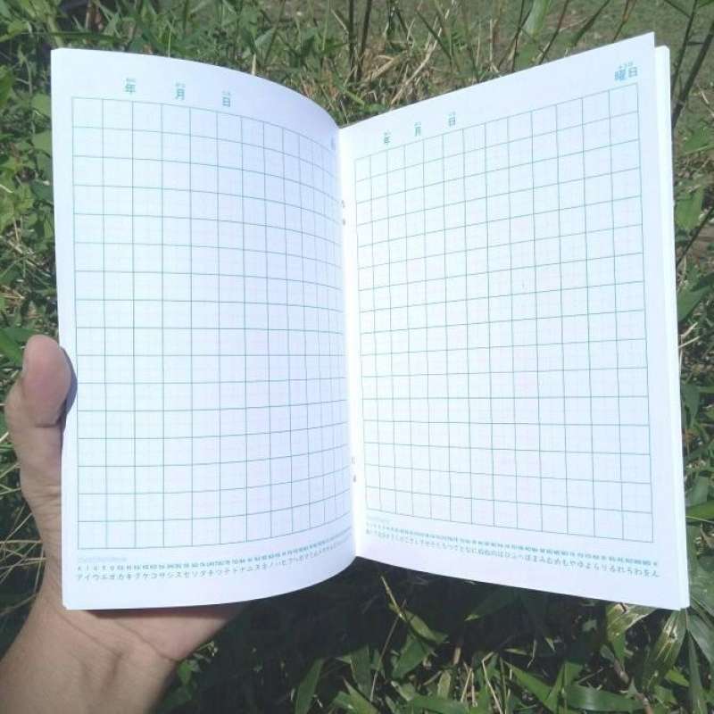 Jual Buku Tulis Kotak Untuk Latihan Menulis Hiragana, Katakana, Kanji ...