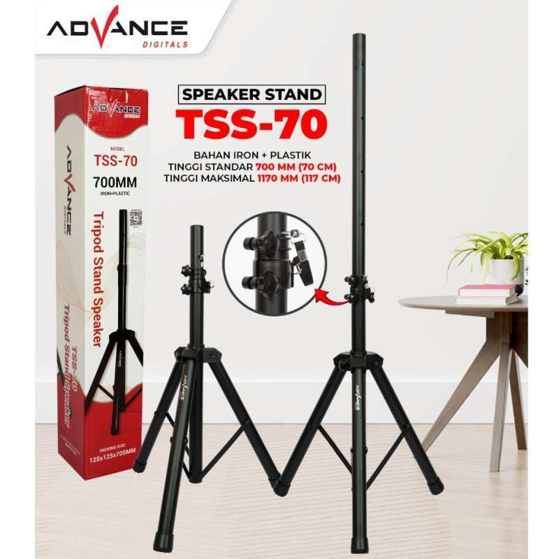 Promo Advance Tss-70 Stand Speaker Besi Tinggi 70cm Tiang Speaker Warna ...