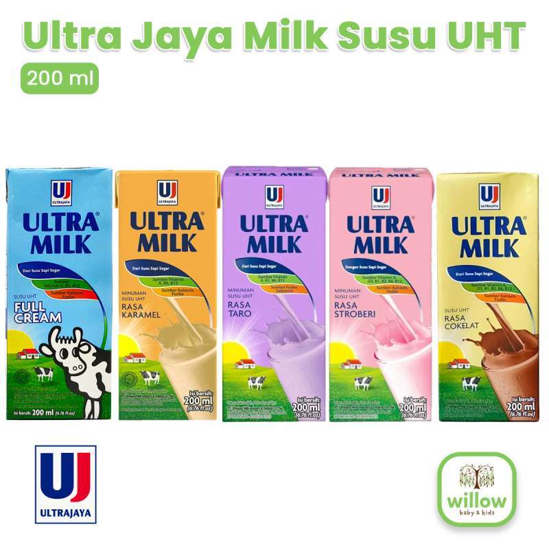 Jual Susu Uht - Ultra Jaya Milk Susu Uht 200ml Di Seller Willow Baby ...