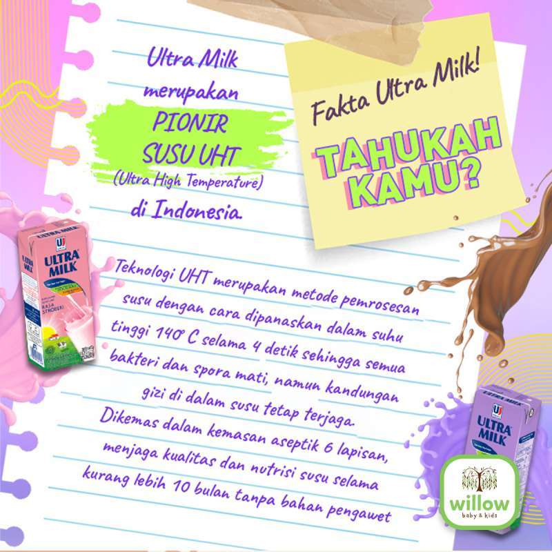 Jual Susu Uht - Ultra Jaya Milk Susu Uht 200ml Di Seller Willow Baby ...