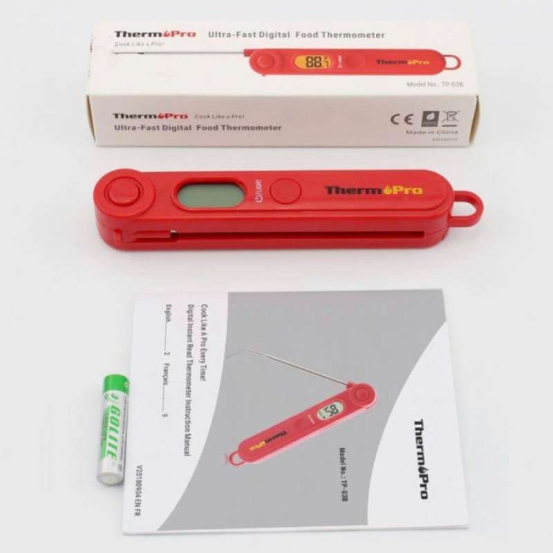 Jual Thermopro Tp03 Digital Instant Read Meat Thermometer Kitchen ...