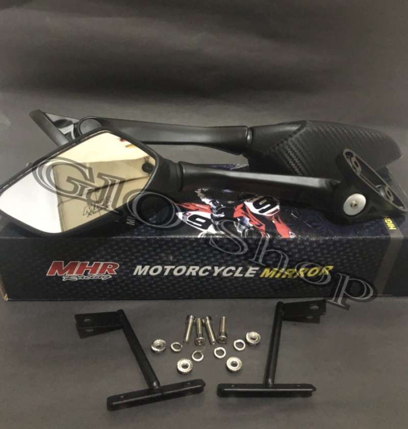 Promo Spion R25 Carbon Yamaha Nmax , R15 , Lexi Merk Mhr Kaca Biru ...