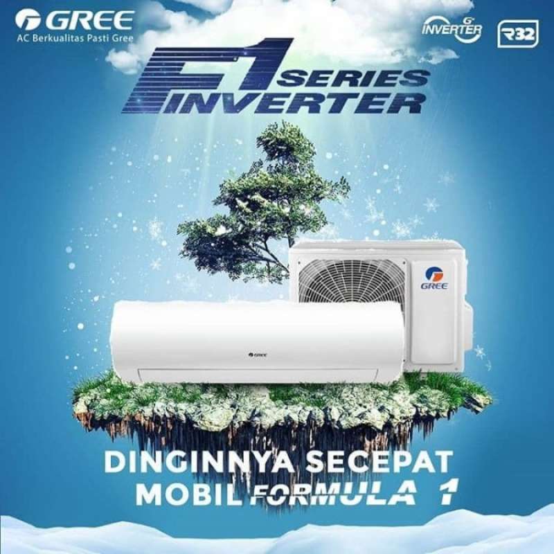 Promo Gree Gwc-05f1/ Ac Split Inverter G+ F1 Series 1/2 Pk Putih - Ac ...