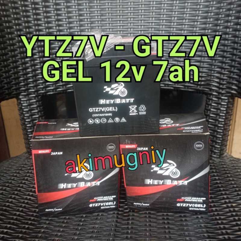 Promo Aki Motor Yamaha Nmax Aerox Lexi Mf Gel 12v 7ah Yuasa Gs Motobatt ...