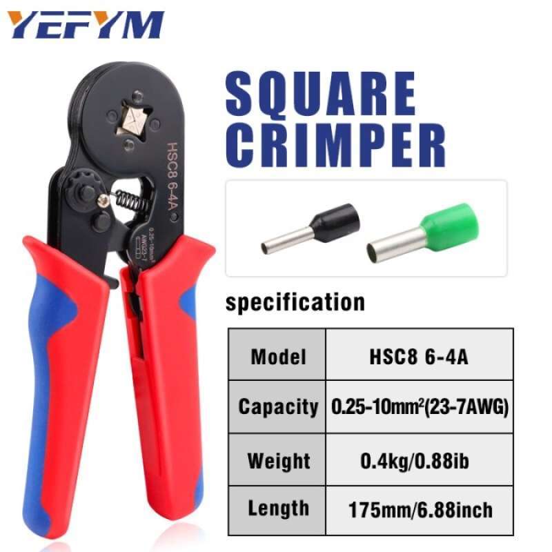 Promo Tang Skun Crimping Ferrule Crimper Press Kawat Ferule H- Hsc8 6-4 ...