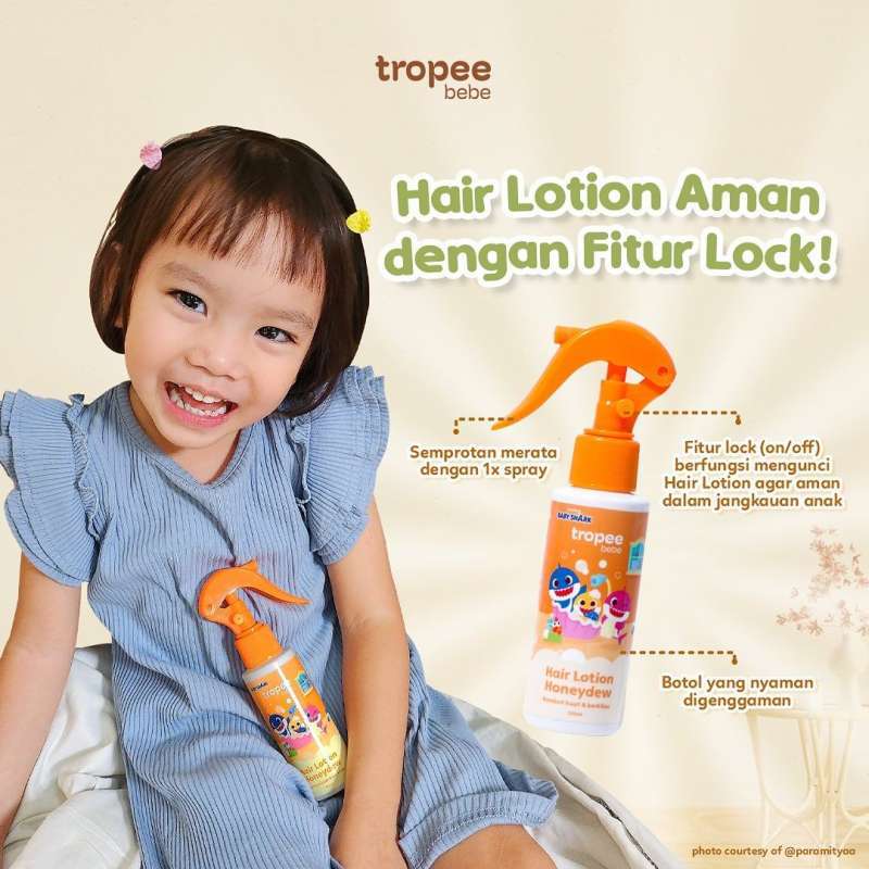 Promo Tropee Bebe X Pinkfong - Lotion Rambut Hair Lotion 100ml Diskon ...