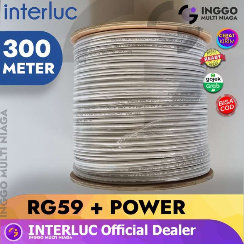 Jual Interluc Kabel Cctv Rg59 Coaxial Power Juniper 300 Meter Roll Putih Di Seller Have-id ...