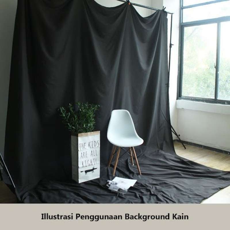 Jual Background Polos / Background Foto Studio - 2.4x3 Meter - Cream Di ...