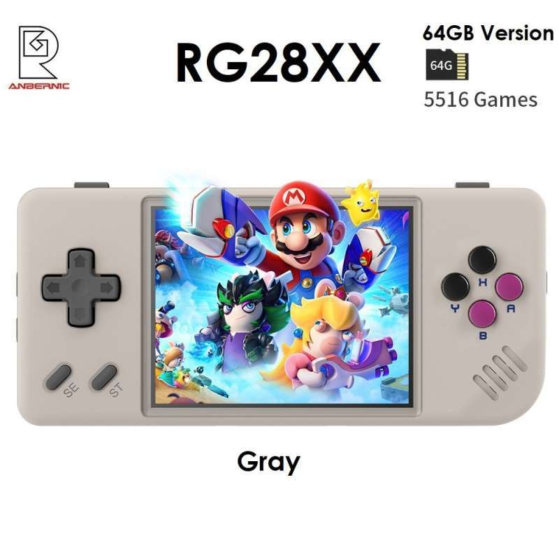 Jual Anbernic Rg28xx 64gb Version - Emulator Retro Game Console 2.83 ...