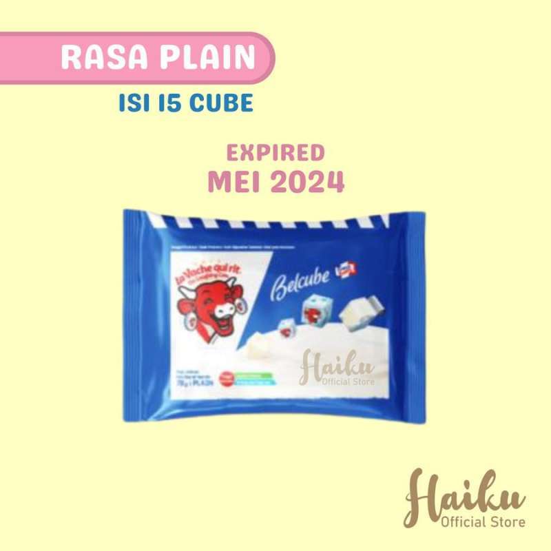 Jual Belcube Plain Cheese Mpasi 125gr Keju Bayi Belcube / Laughing Cow ...