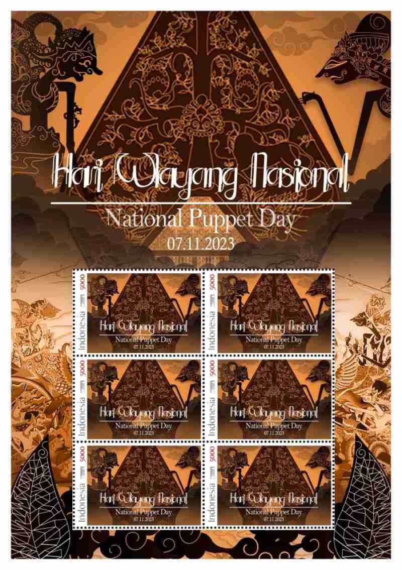 Jual Perangko Indonesia/prangko Prisma Hari Wayang Nasional 2023 Di ...