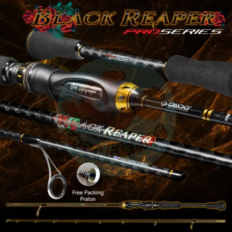 Jual Joran Spinning Daido Black Reaper Fuji Guides - 165cm/562 Di ...