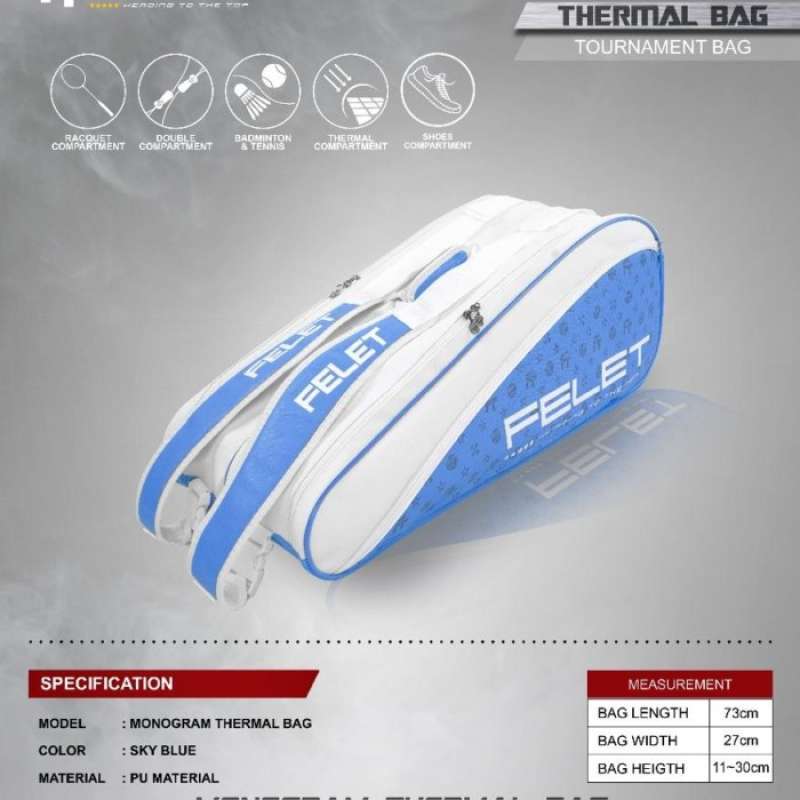 Jual Tas Felet Badminton Monogram Backpack - Green Di Seller Regstore ...