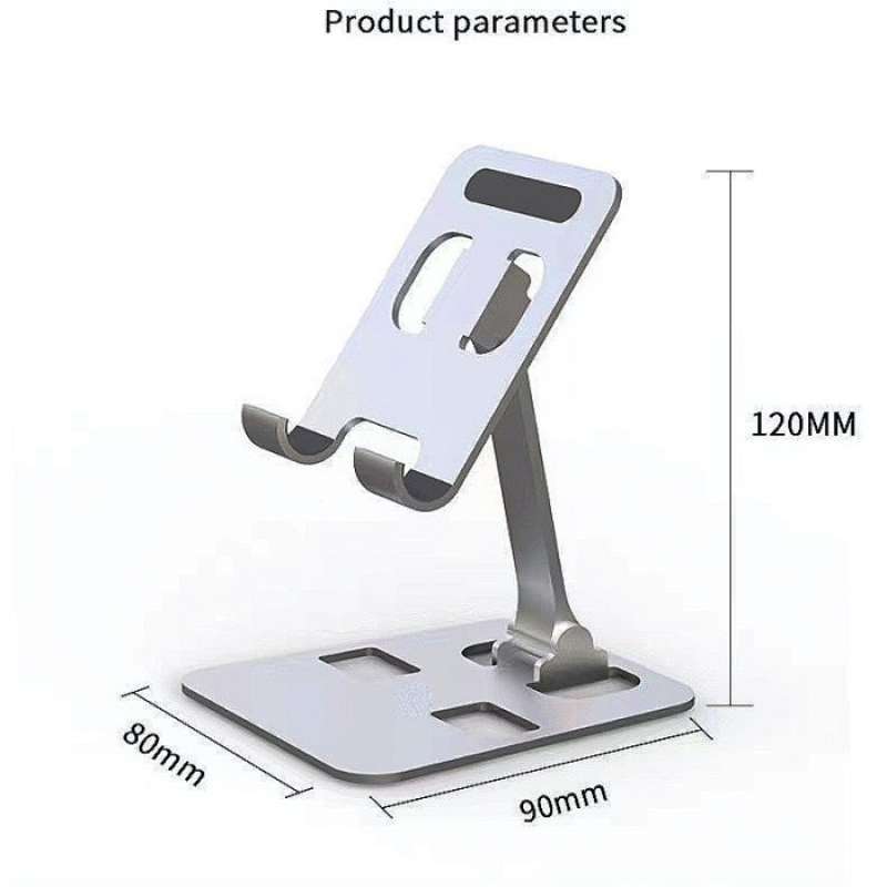 Promo Phone Holder Stand Meja Lipat Full Besi Penyangga Handphone ...