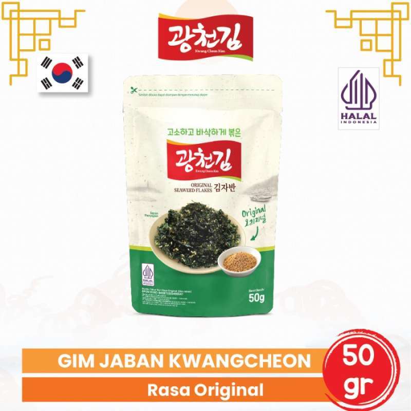 Jual 50gr Gim Jaban Kwangcheon Nori Tabur Rumput Laut Panggang Rasa ...