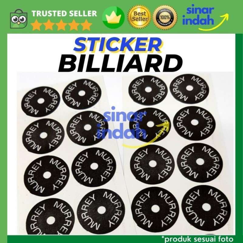 Jual Eâœ”34 Stiker Billiard Penanda Meja Biliar Sticker Bilyard Titik ...