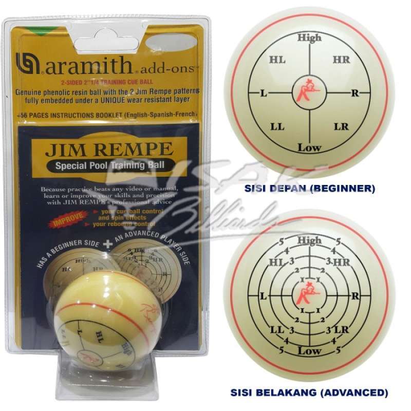 Jual Aramith Billiard Training Ball - By Jim Rempe - Bola Latihan ...