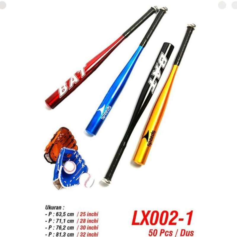 Jual [ready] Tongkat Baseball Stick Bat Speeds Aluminium 25 Inci Di ...
