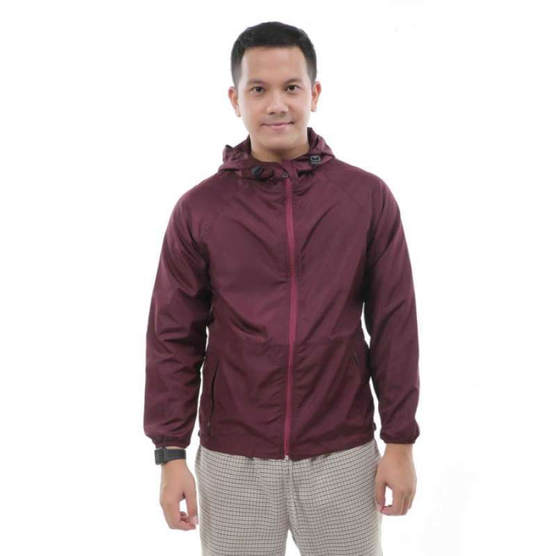 Jual Jaket Running Olahraga Sporty Desain Elegan Minimalis - Biru Muda ...