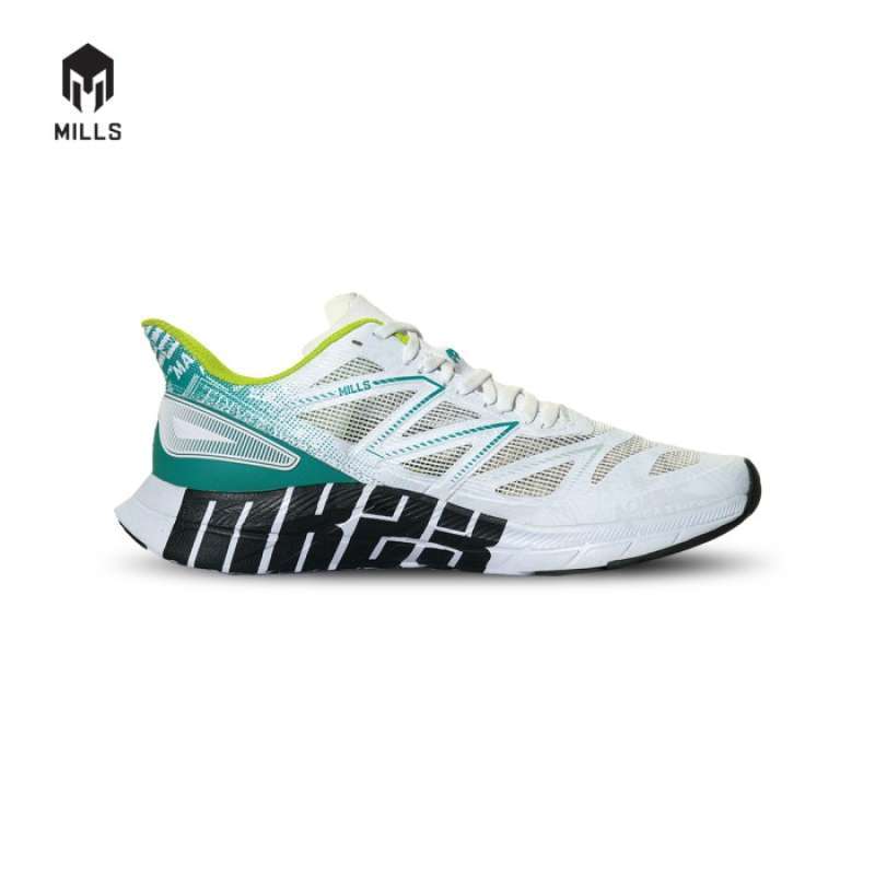 Jual Mills Sepatu Olahraga Treximo Saga V2 Mk Ii White / Spectra Green ...