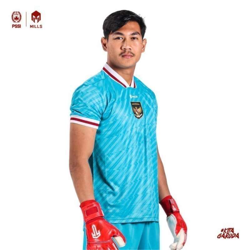 Jual Mills Timnas Indonesia Home Jersey Keeper Player Issue 1126ina ...