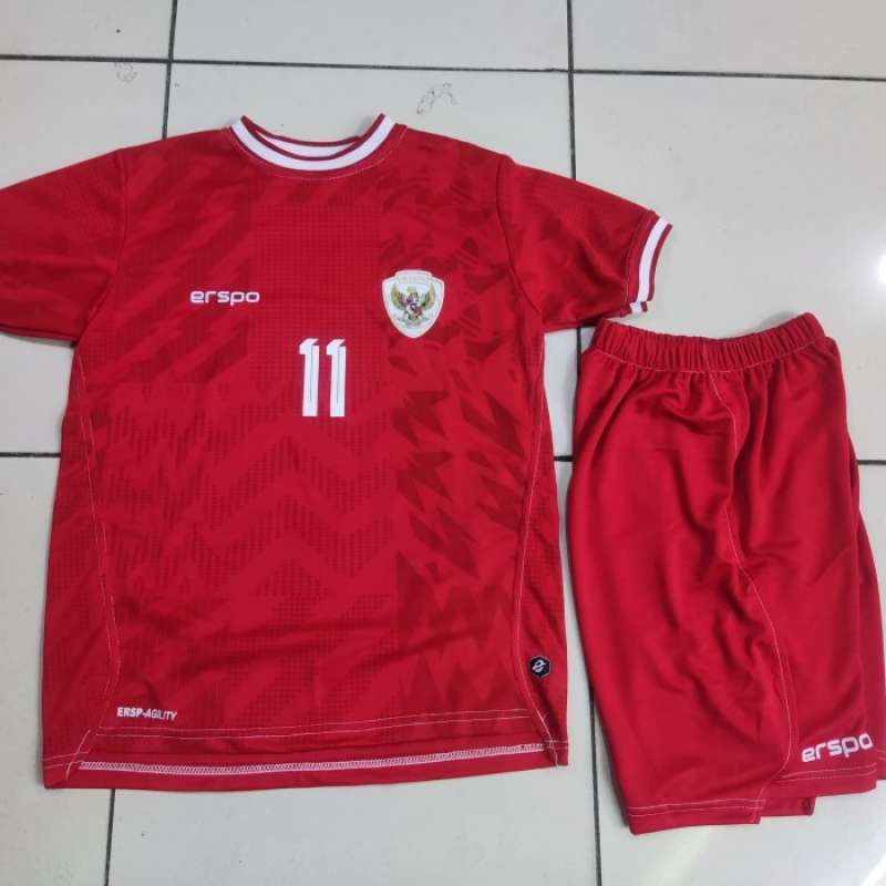 Jual Jersey Baju Bola Timnas Indonesia Home Kids Anak 2024 + Nameset - 28 (11-13 Tahun Di Seller ...