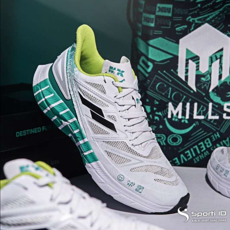 Jual Sepatu Running Mills Treximo Saga V2 Mk Ii - White Spectra ...