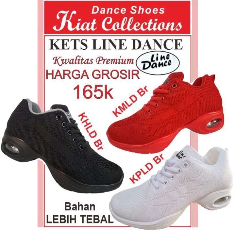 Jual Sepatu Wanita Line Dance Model Baru Dance, Senam, Lari, Jalan (ld ...