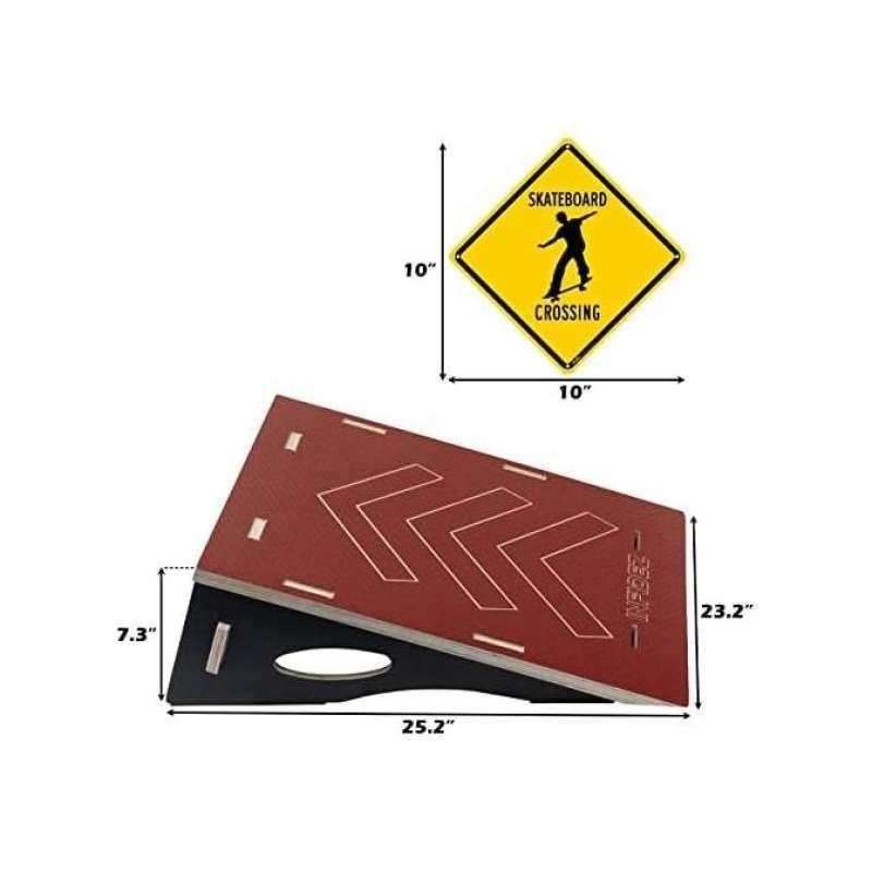 Jual Infidez Wooden Large Skateboard Ramp Bike Ramps Kids Jumping ...