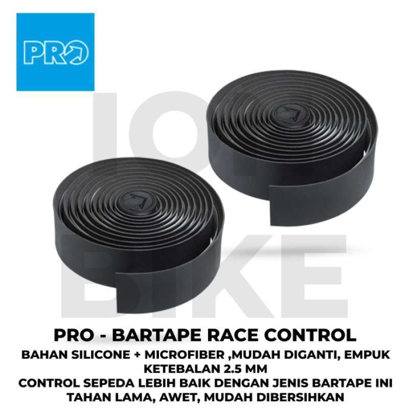 Jual Bartape Pro Race Control Black Tebal Empuk Bar Tape Pro Silicone Di Seller Suzuka ...
