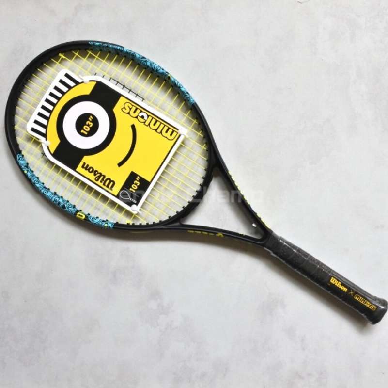 Jual Raket Tenis Wilson Minions 103/ Wilson Tennis Racket 275gr Ori Di ...