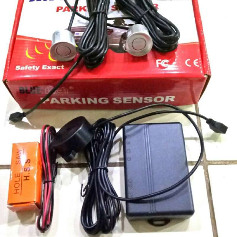Promo New Sensor Parkir Bunyi 2 Mata Silver Baru Diskon 25% Di Seller ...