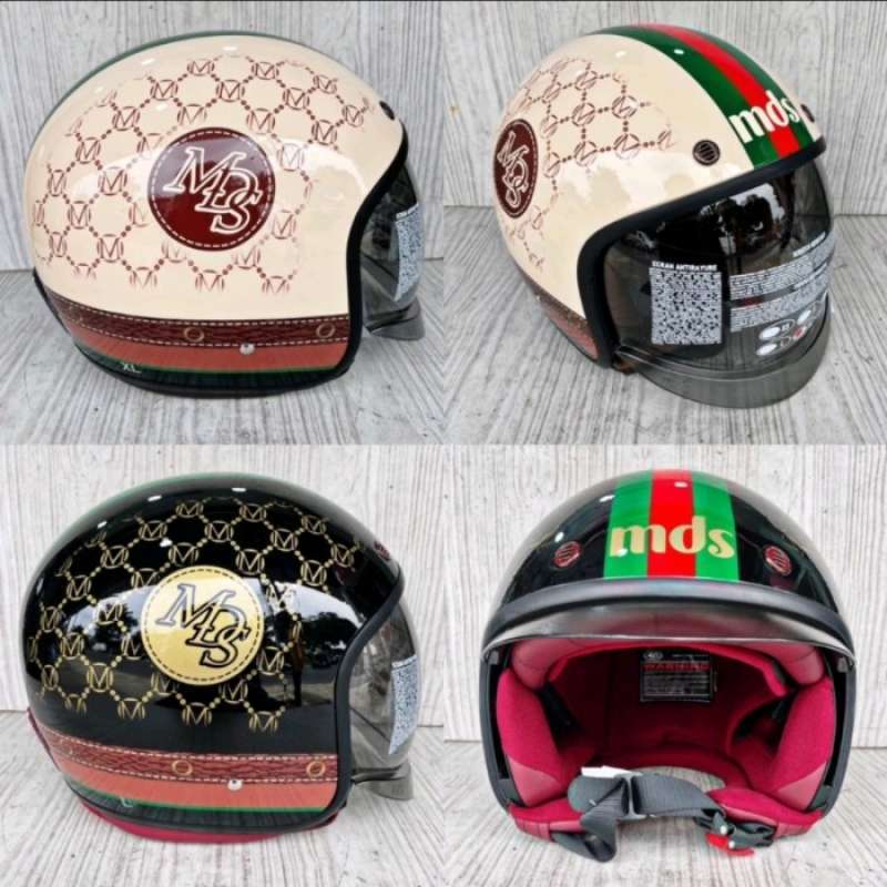 Jual Helm Sepeda Retro Mds Magnum Keren Solid Series Sni Banyak Warna ...