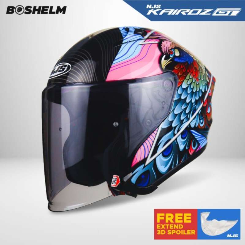 Jual Helm Njs Kairoz Gt Motif Helm Half Face Sni Di Seller Regstore ...