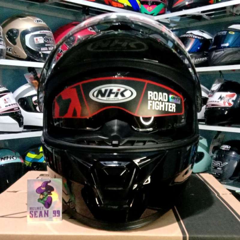 Jual Helm Nhk Mark 1 Double Visor Solid All Warna Full Face Original ...