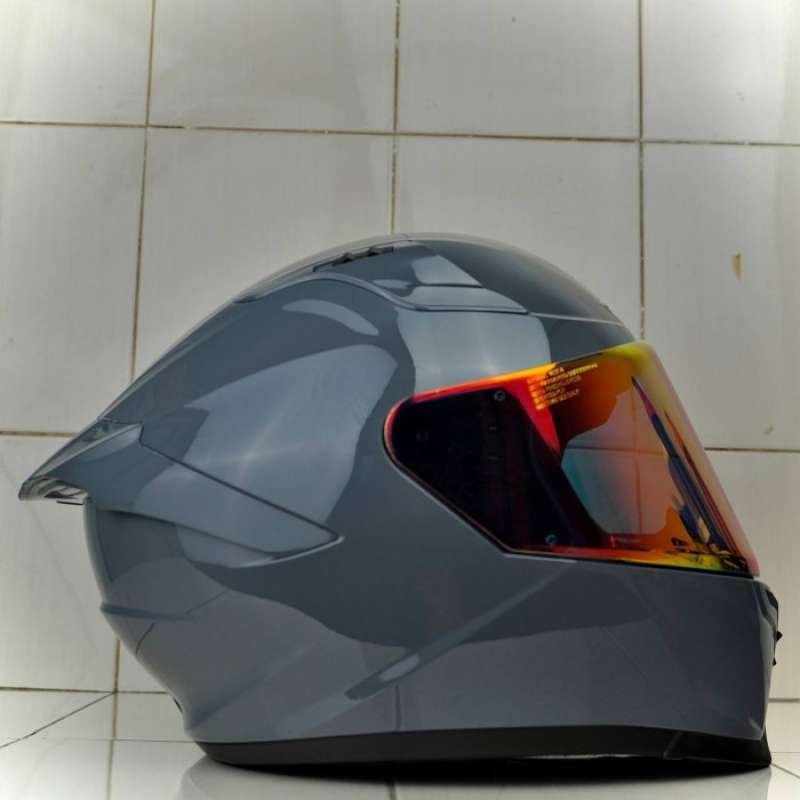 Jual Helm Kyt Striker Solid Plain Gorilla Grey | Kyt Full Face | Kyt ...
