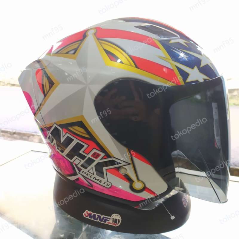 Jual Visor Nhk R1 Max R1 Elite S1 Gp Pro - Iridium Blue Di Seller ...