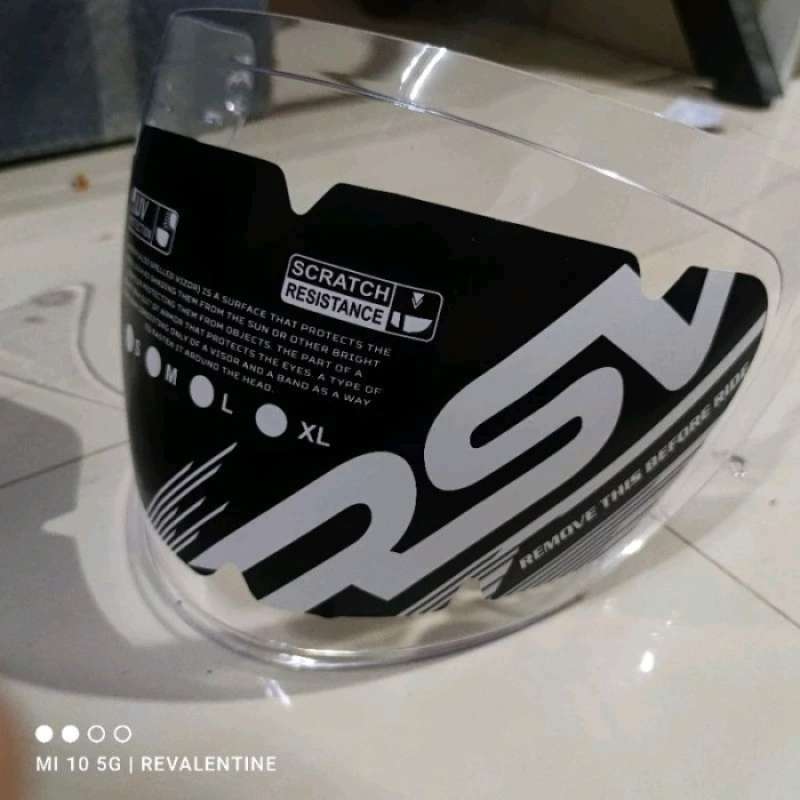 Jual Visor Rsv New Windtail & Sv300 Clear |kaca Helm Clear Bening Half ...