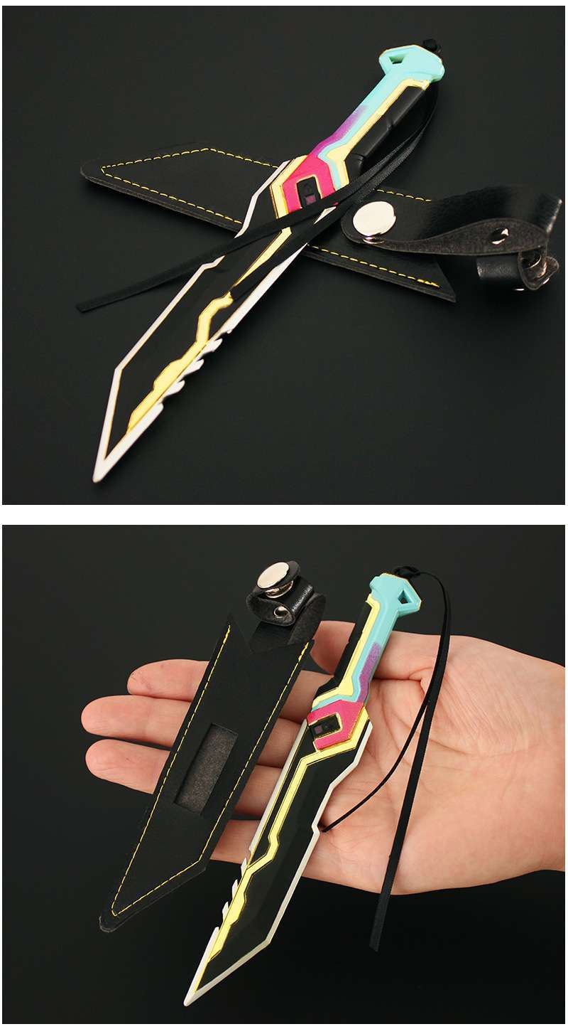 Jual Miniatur Valorant Glitchpop Dagger Weapon Knife Pisau Accessories ...