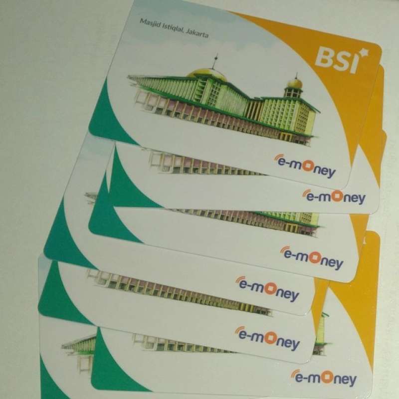 Jual Kartu Emoney E-money E-toll Bsi Bank Syariah Indonesia Edisi ...