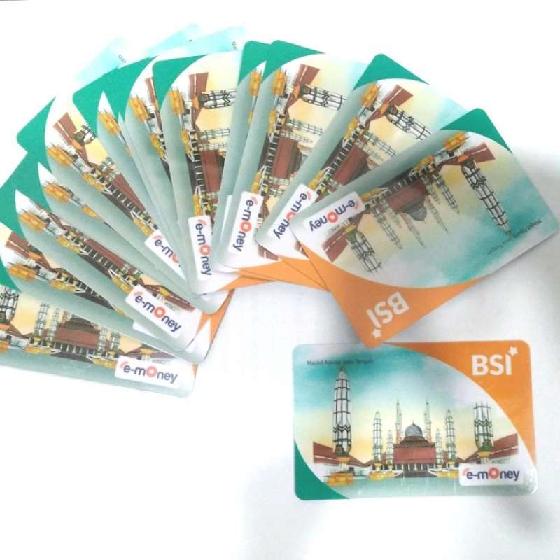 Jual Kartu Emoney E-money E-toll Bsi Bank Syariah Indonesia Edisi ...
