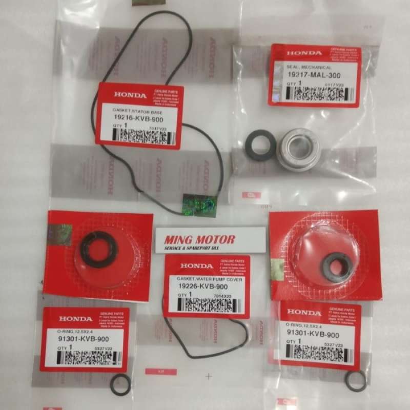Jual Seal Oring Water Pump Vario Vario Tecno 110 Kvb Komplit Asli Ahm Di Seller Tombstone ...
