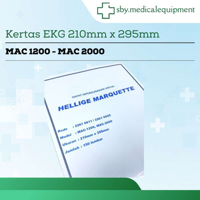 Promo Kertas Ekg Model Mac 1200, Mac 2000 / Ecg Paper For Mac 1200, Mac ...
