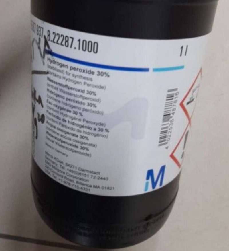 Promo Hydrogen Peroxide 30%/ H2o2/ Perhydrol 1 Liter, Merck 8.22287. ...