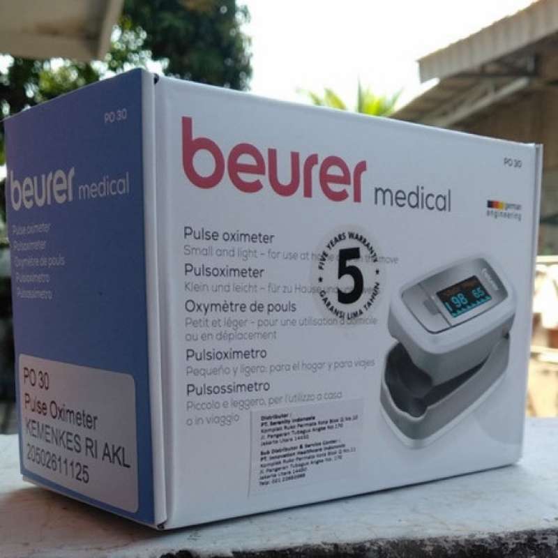Promo Beurer-pulse Oximeter Po30-alat Ukur Kadat Oxigen Dalam Tubuh ...