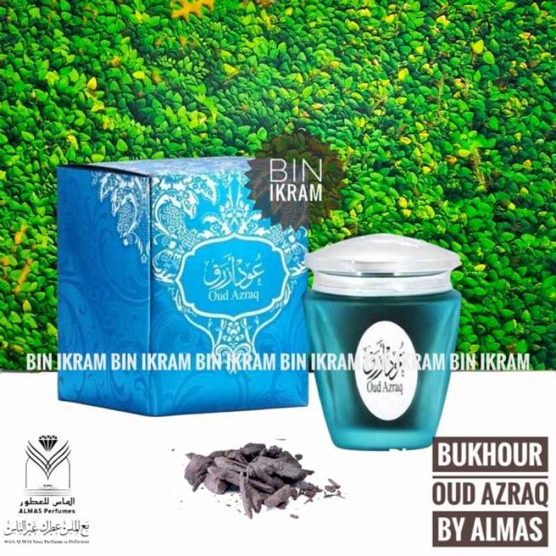 Promo Bakhour Almas Oud Azraq Buhur Dupa Arab Blue Oud Azroq Bukhur Oud ...