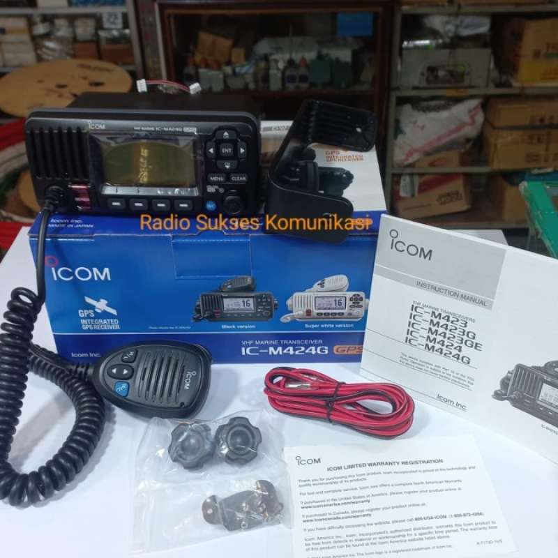 Promo Icom Ic-m424g Gps Marine Vhf Icm424g Diskon 23% Di Seller Skala ...