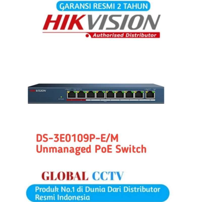 Promo Switch Poe Hikvision Ds-3e0109p-e/m Switch Poe 8 Port Diskon 23% ... Promo Switch Poe Hikvision Ds-3e0109p-e/m Switch Poe 8 Port Diskon 23% ...